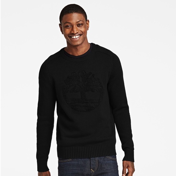 Timberland | Sweaters | Mens Slim Fit Textured Logo Sweater | Poshmark
